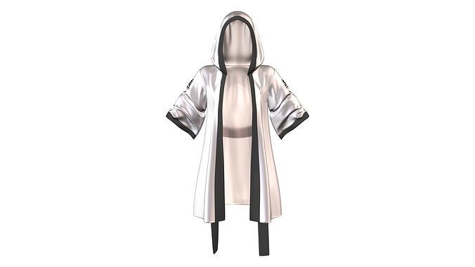 3D model Men Hooded Boxing Robe VR / AR / low-poly | CGTrader