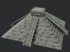 3D model PYRAMID TEMPLE AZTEC MAYAN INCA PLATFORM STAIRS COLLECTION VR ...