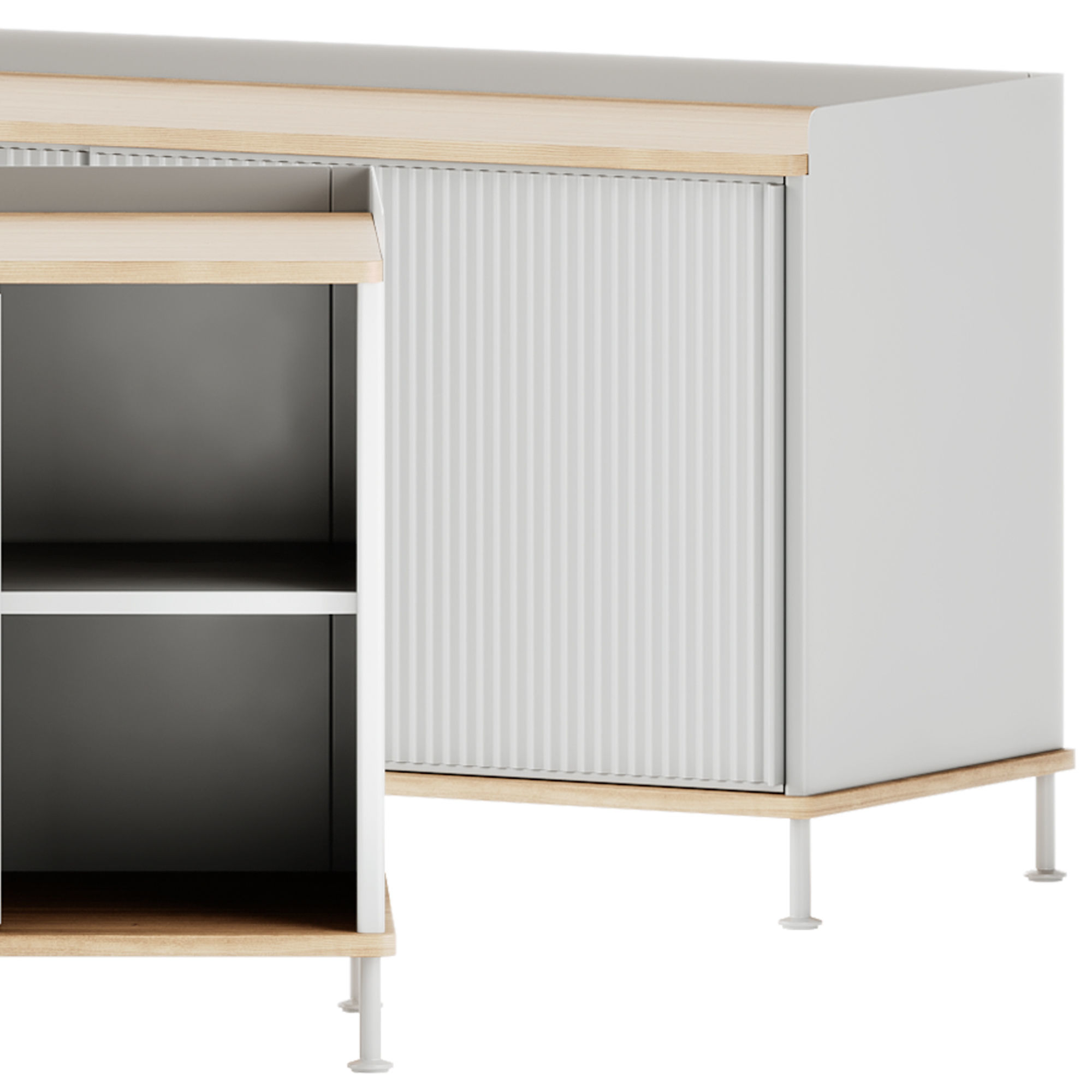 Enfold Sideboard Scandinavian Storage by Muuto 3D model | CGTrader
