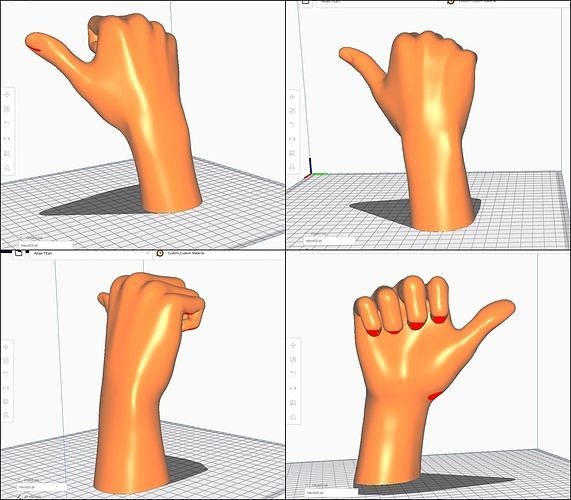 Hand STL M03 3D model 3D printable | CGTrader