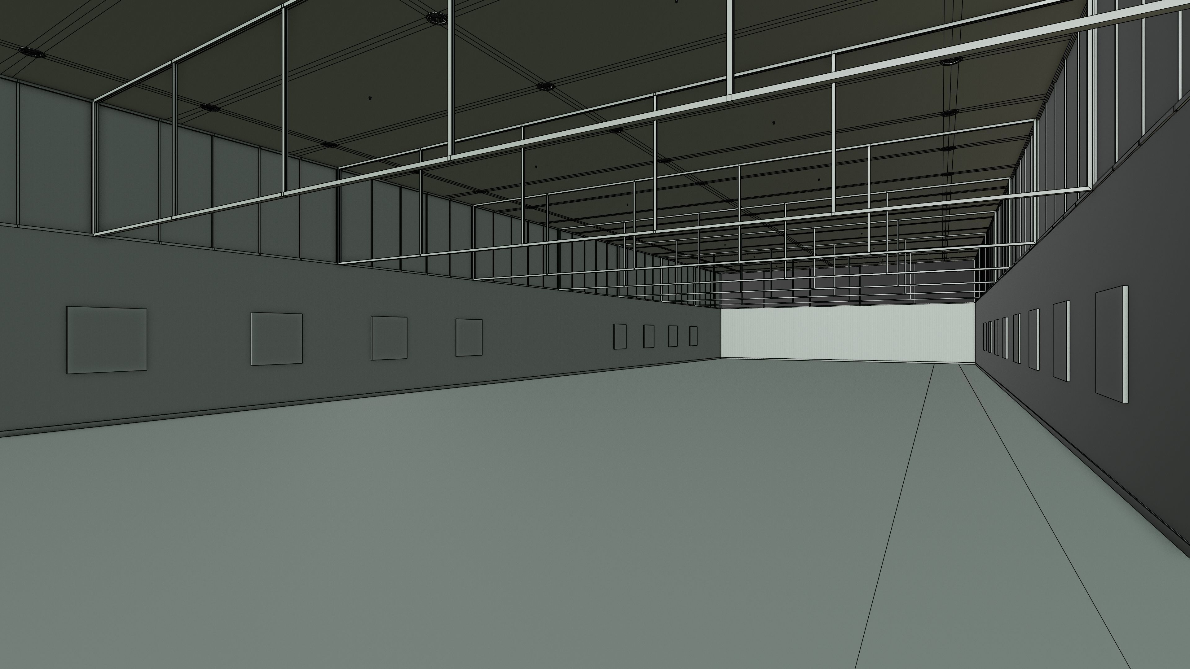 3D model Art Museum Gallery Interior 38 VR / AR / low-poly | CGTrader