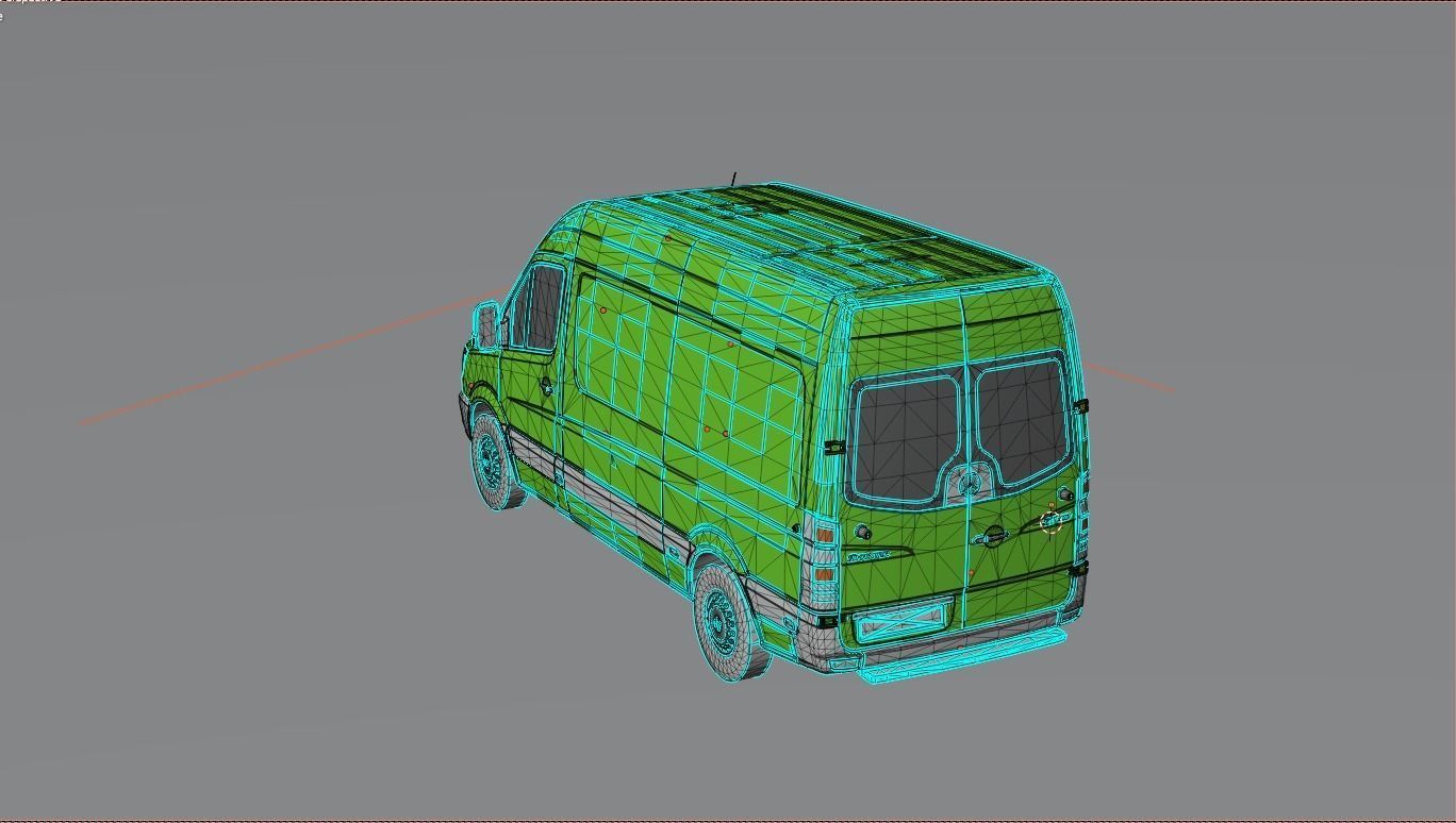 Mercedes - Benz Sprinter 2013 Panelvan 3d Model 3D model | CGTrader