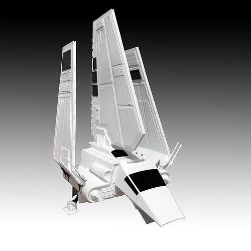 STAR WARS LAMBDA SHUTTLE ARTICULATED PRINTABLE WITH INSTRUCTIONS 3D model 3D printable | CGTrader