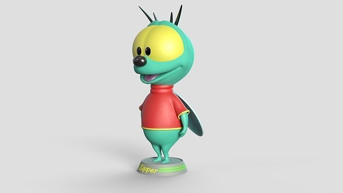 Zipper fly 3D model 3D printable | CGTrader