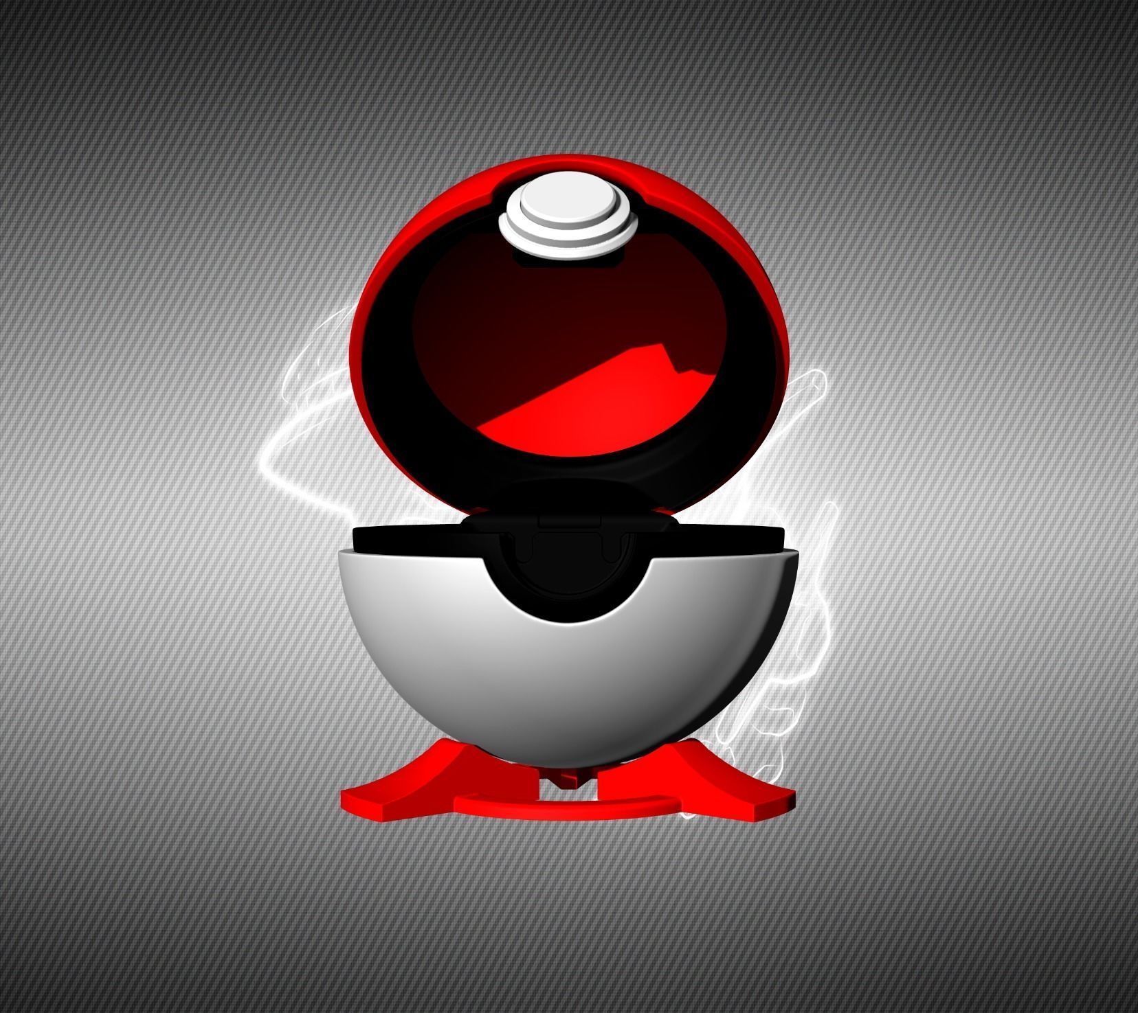 Pokeball Classic Functional Pokemon free 3D model 3D printable | CGTrader