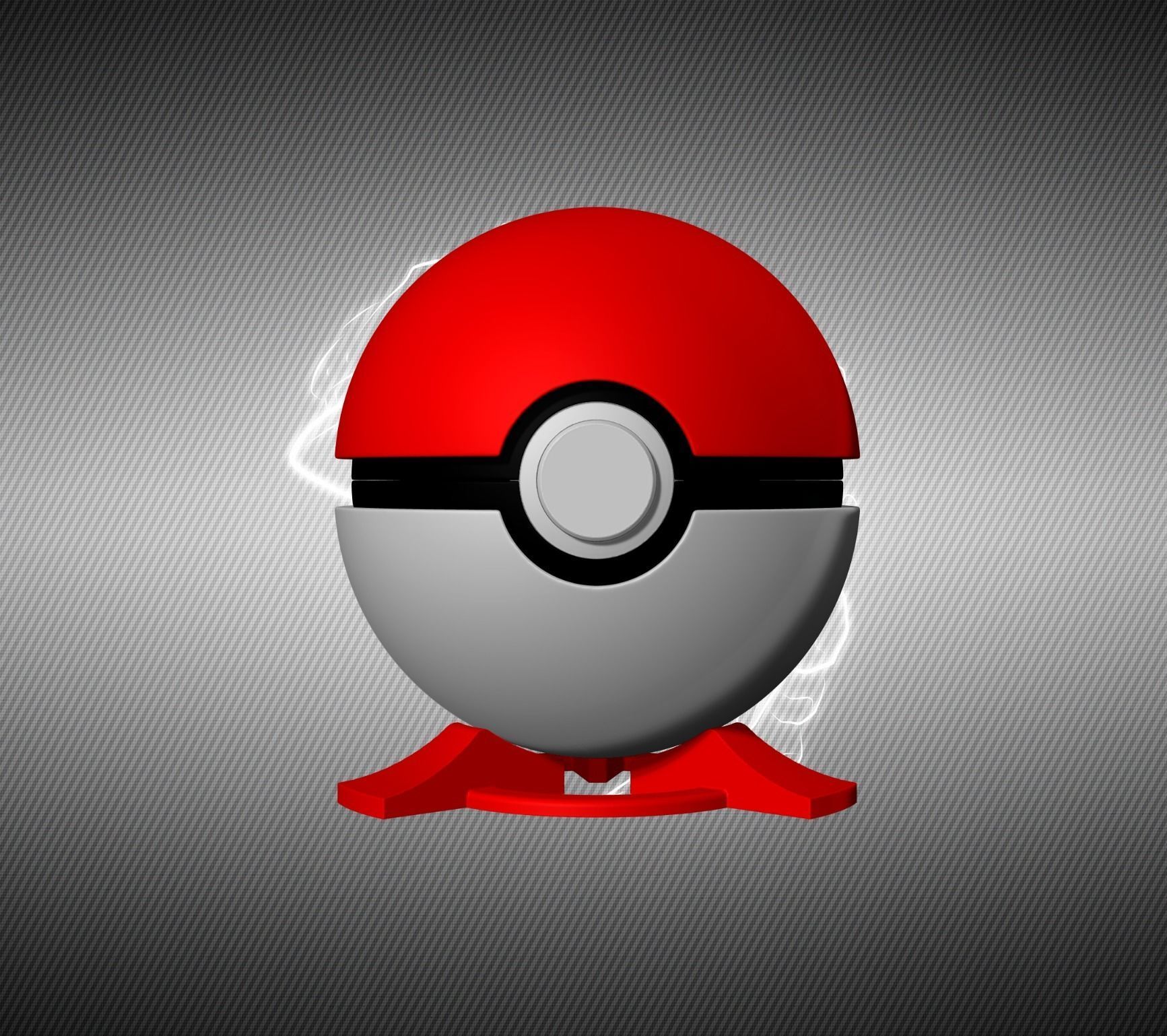 Pokeball Classic Functional Pokemon free 3D model 3D printable | CGTrader