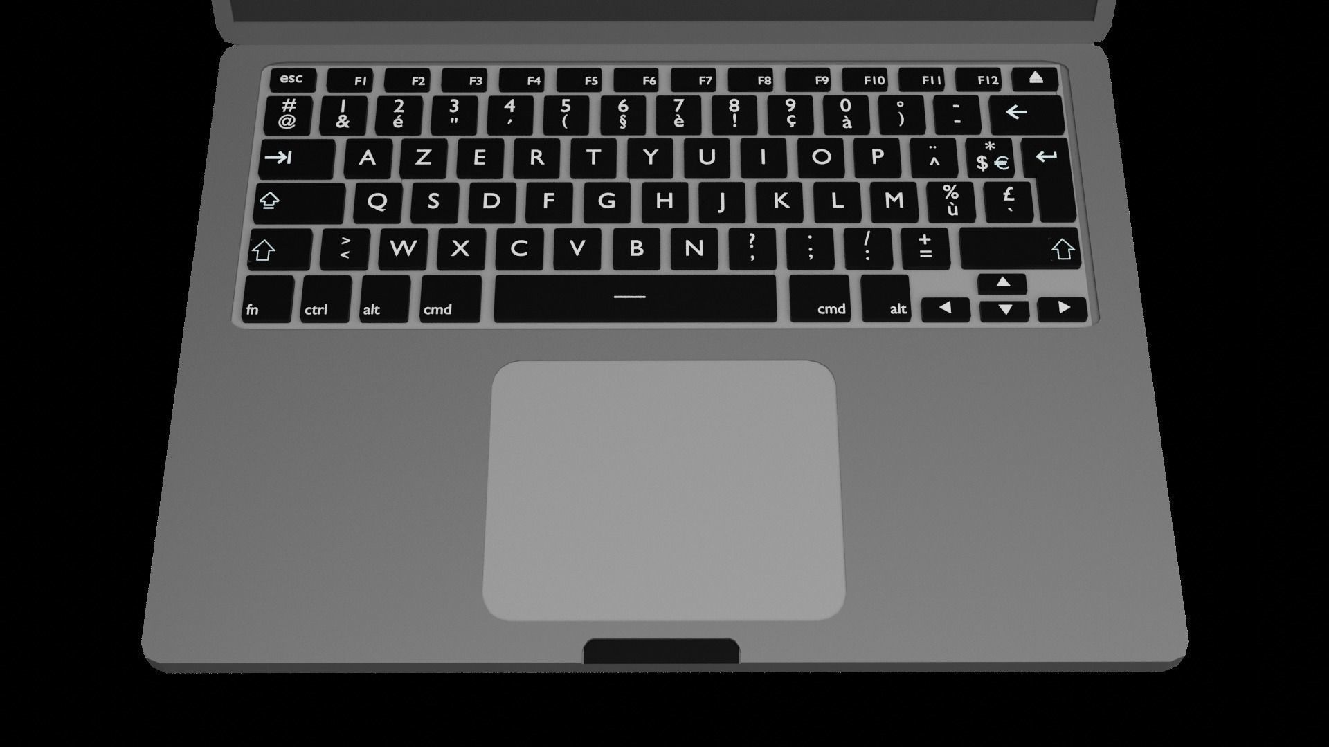 APPLE AZERTY free 3D model | CGTrader