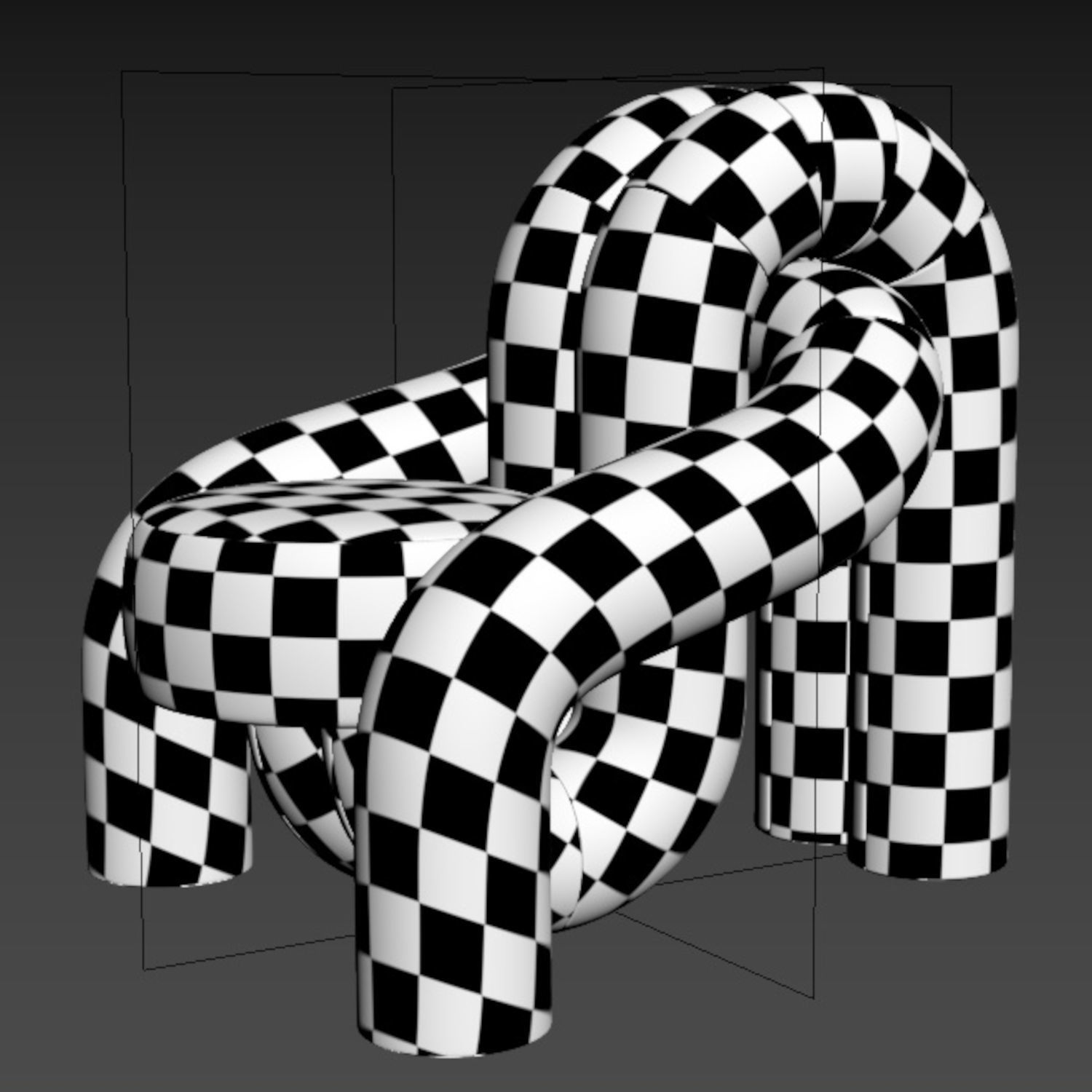 3D model Tangled Chair VR / AR / low-poly | CGTrader