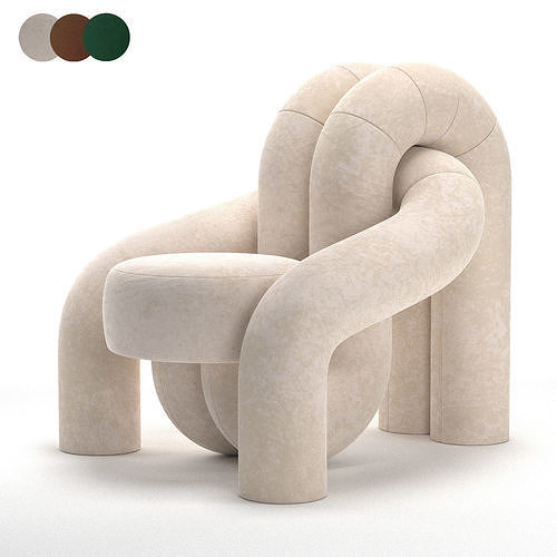 3D model Tangled Chair VR / AR / low-poly | CGTrader