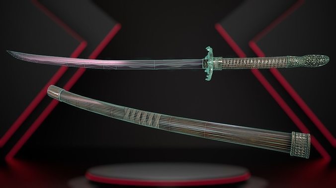 3D model Snake Katana VR / AR / low-poly | CGTrader