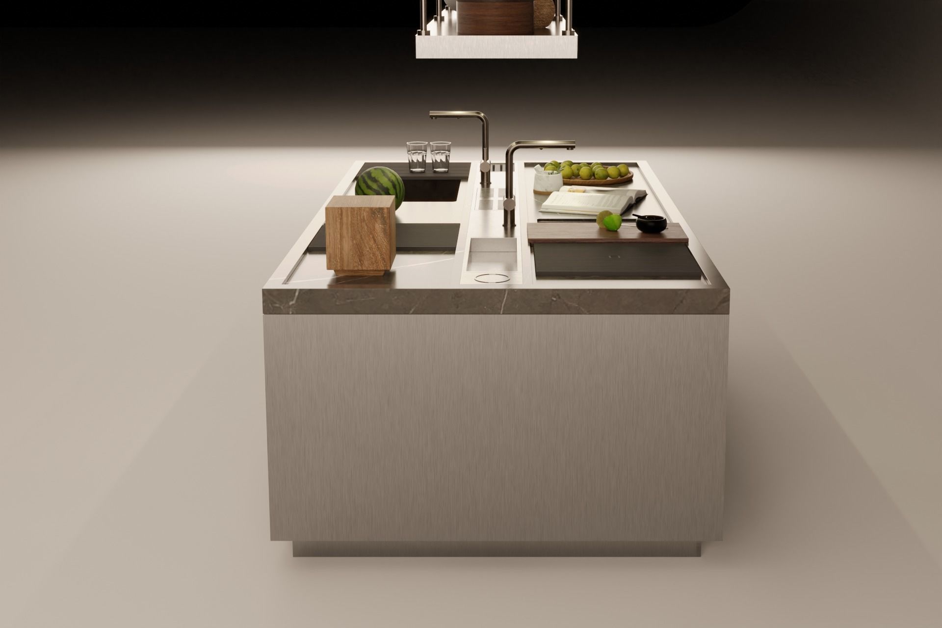 Arclinea - Italia - 2 x Kitchen Island 3D model | CGTrader