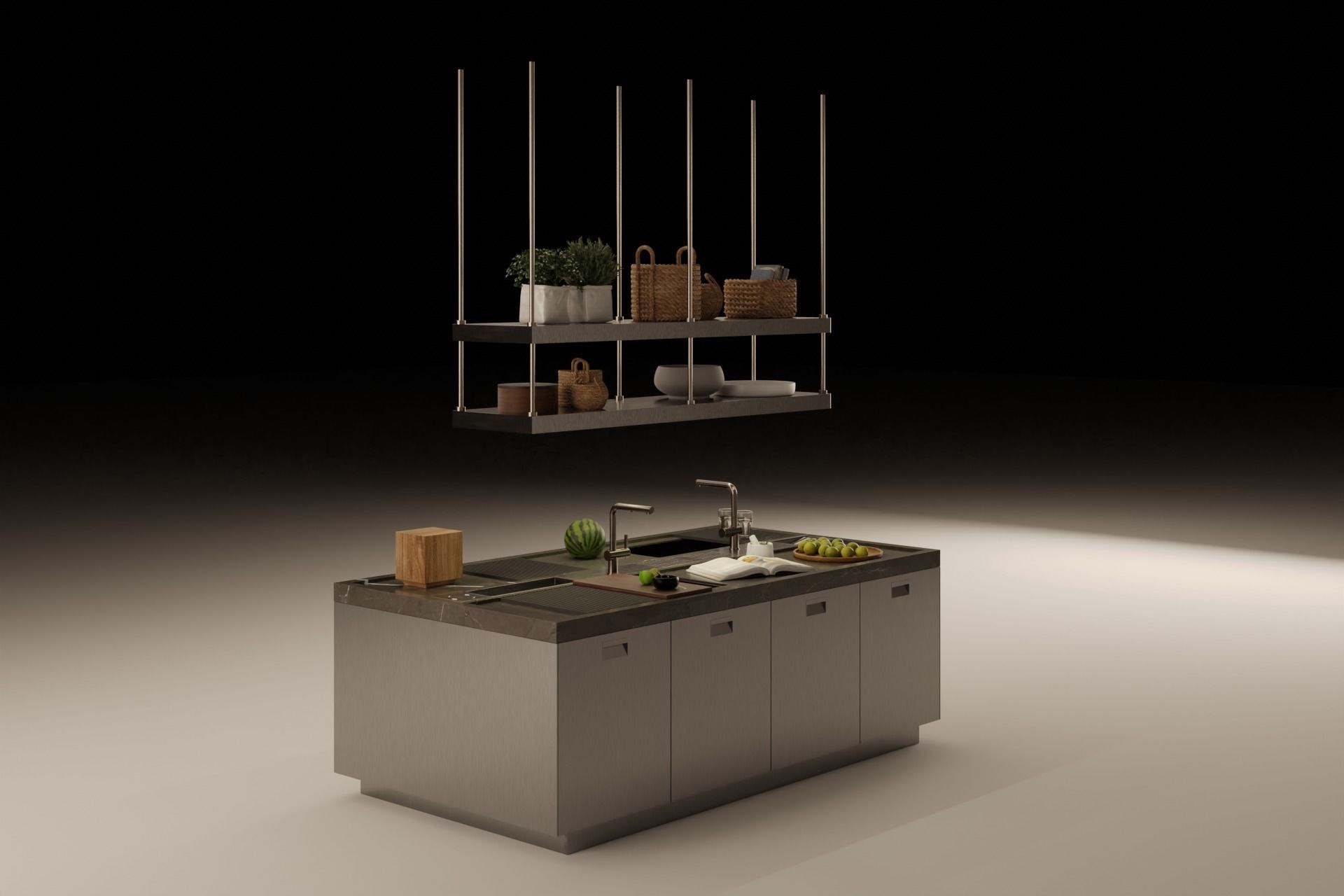 Arclinea - Italia - 2 x Kitchen Island 3D model | CGTrader