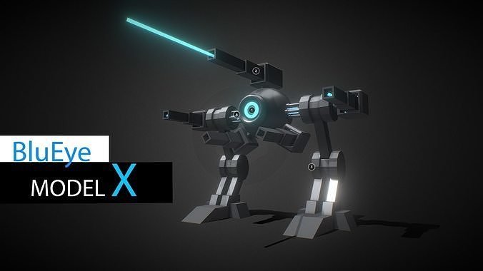 3D model BleEye - Model X VR / AR / low-poly | CGTrader