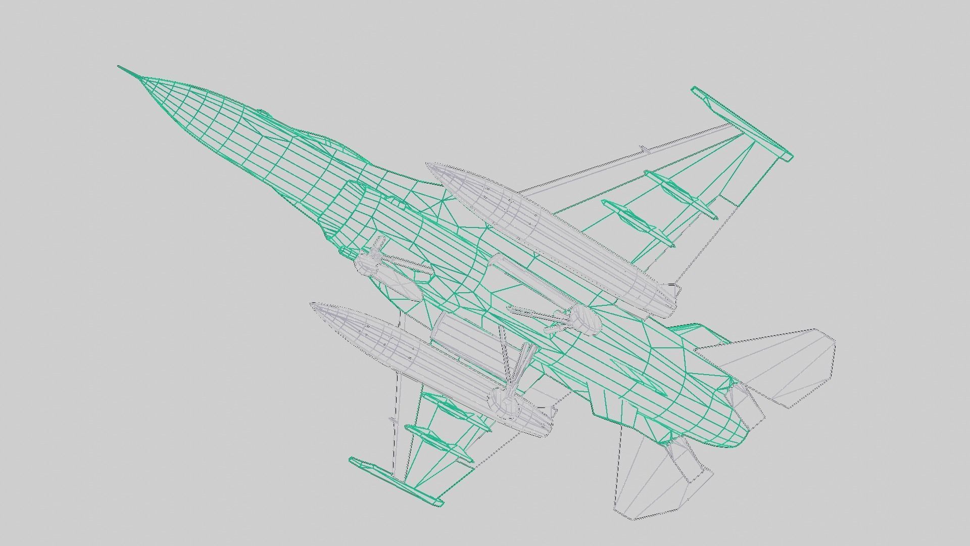 3D model Mitsubishi F-2 Japan Air Force VR / AR / low-poly | CGTrader