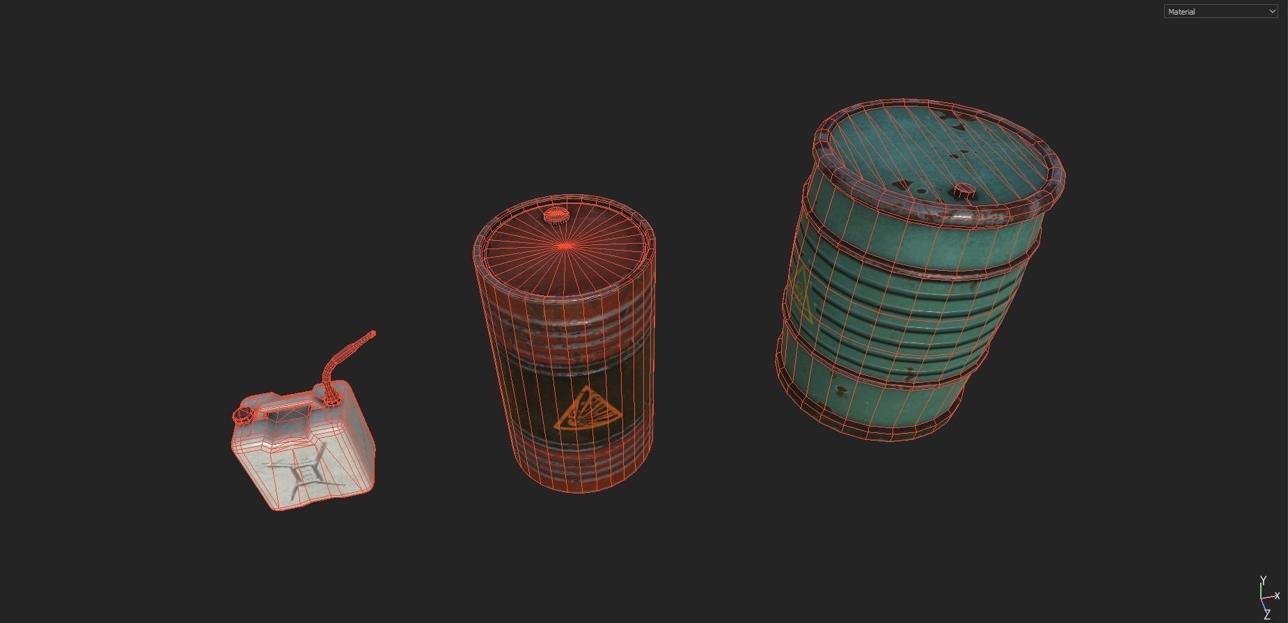 3D model Industrial Props Pack 1 VR / AR / low-poly | CGTrader