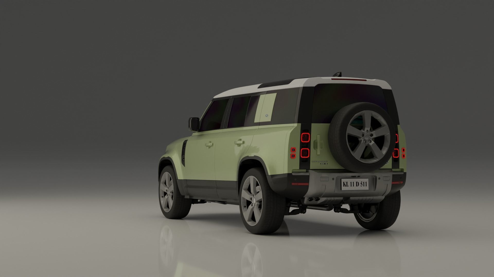 Land Rover Defender 110 3D model rigged | CGTrader