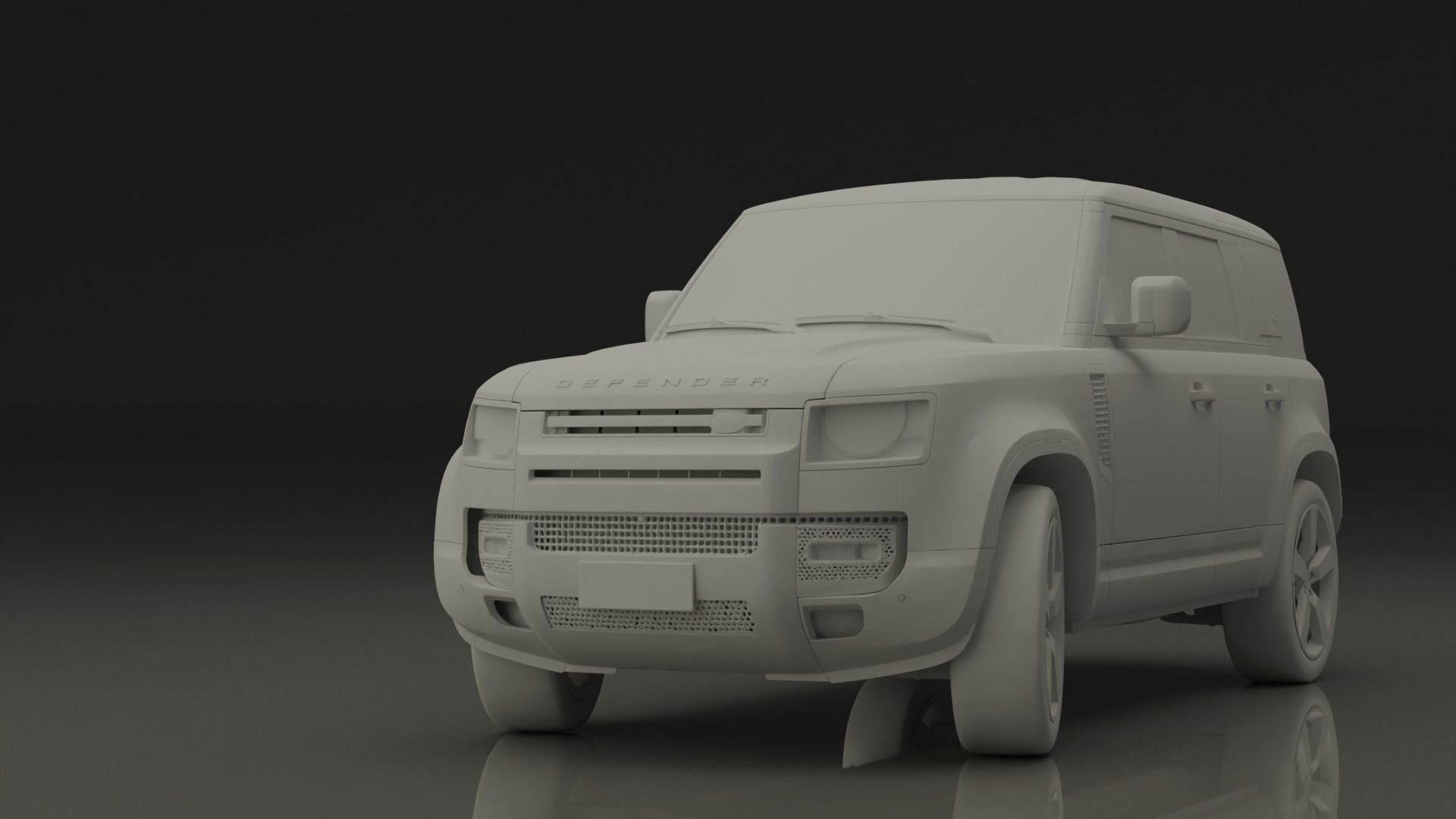 Land Rover Defender 110 3D model rigged | CGTrader