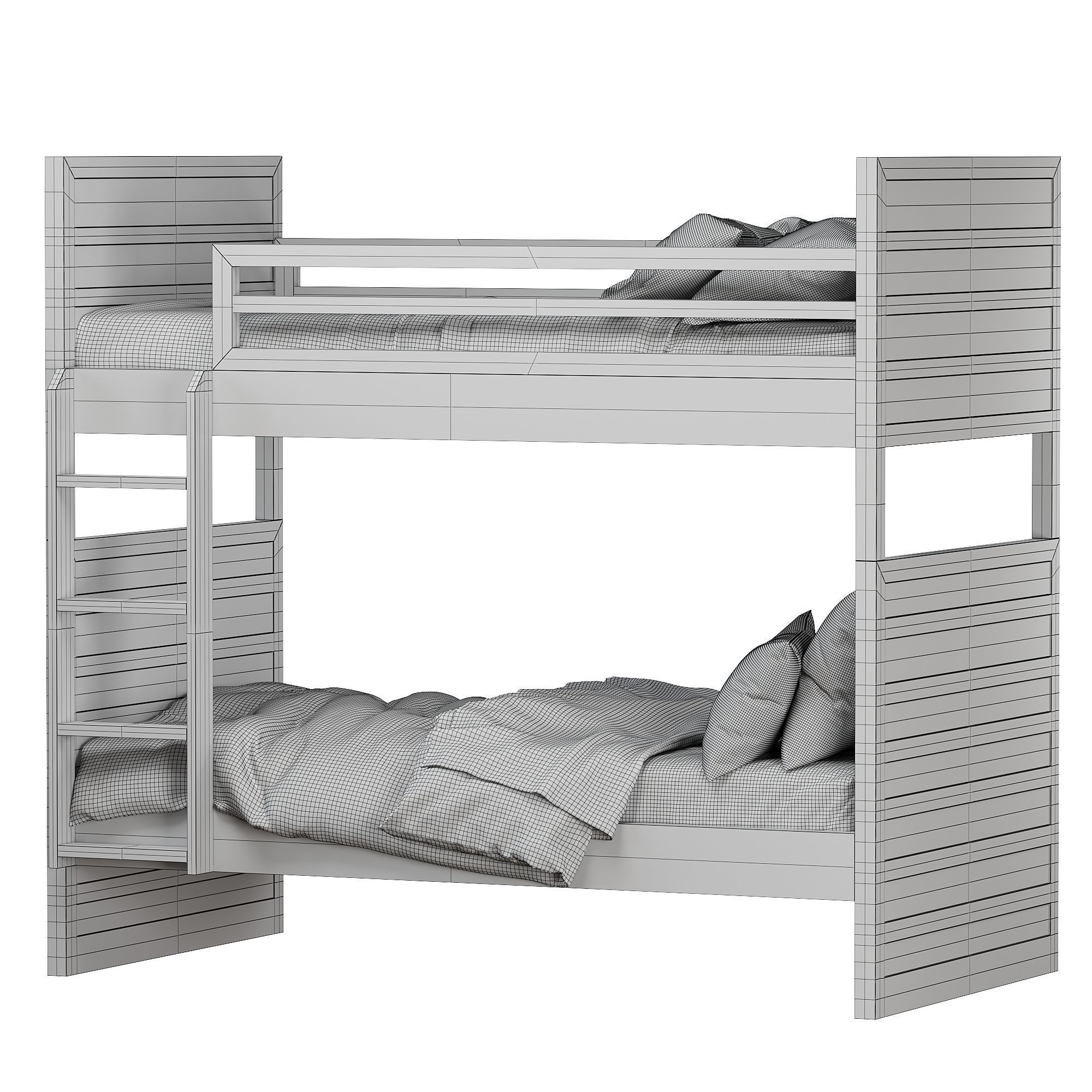 RH WELLER BUNK BED 3D model | CGTrader