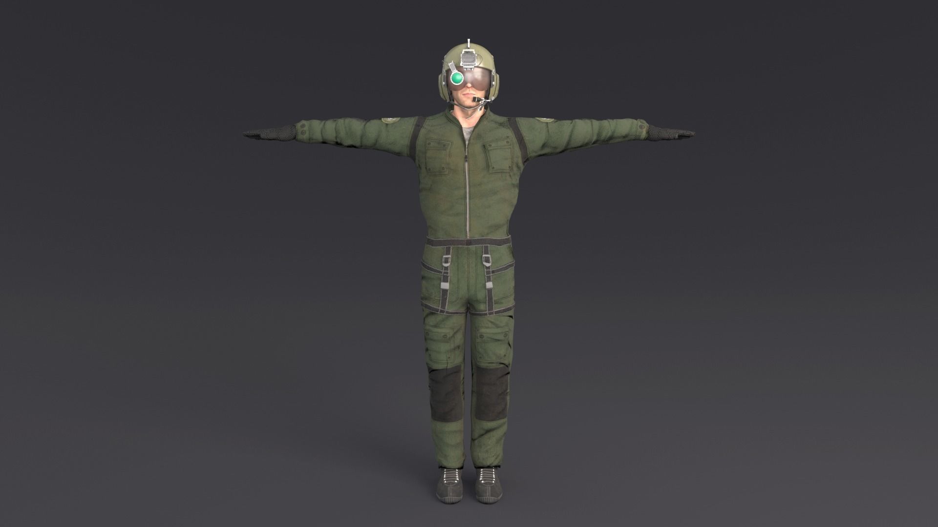 3D model Pilots and helicopters VR / AR / low-poly | CGTrader