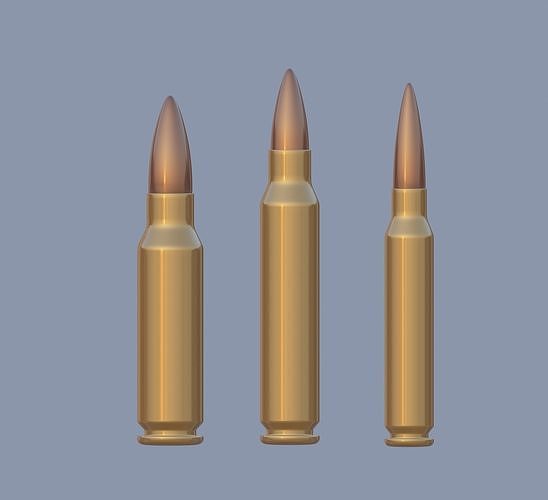 3D model Bullet VR / AR / low-poly | CGTrader