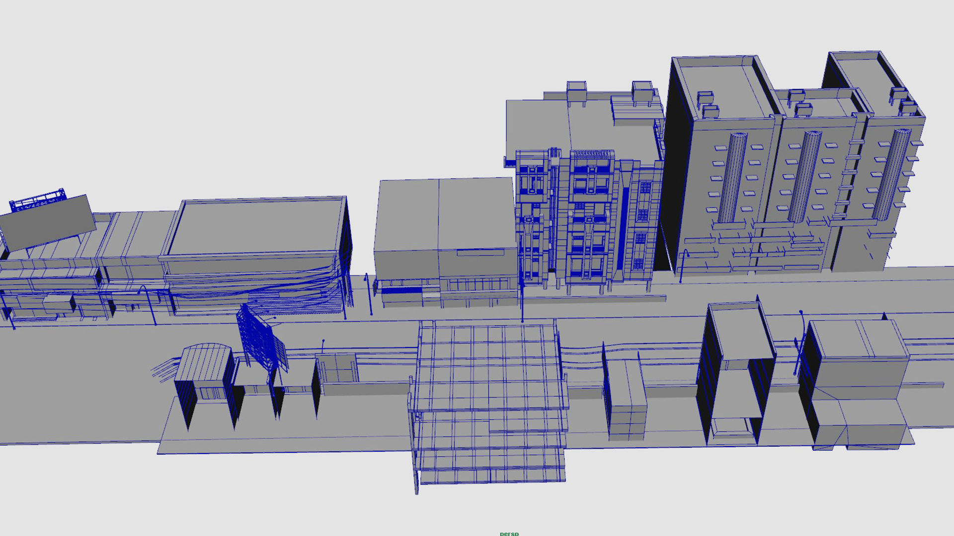 india street 3d model 3D model | CGTrader