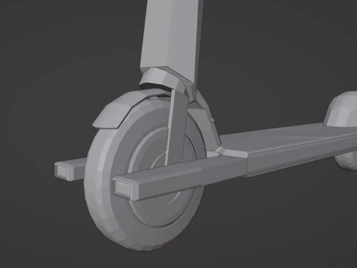 Scooter 001 3D model | CGTrader