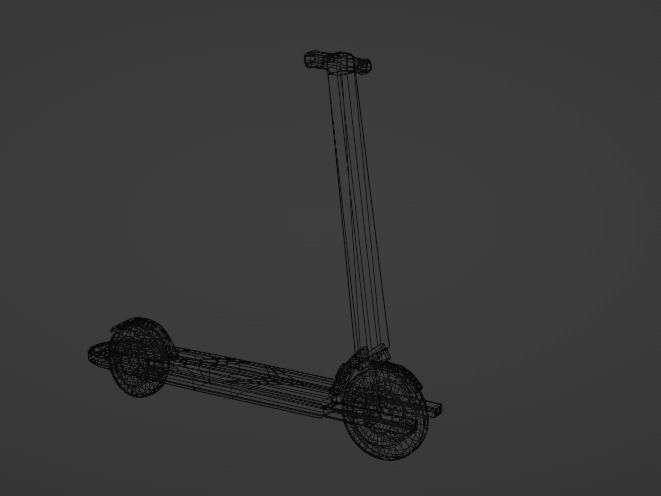 Scooter 001 3D model | CGTrader