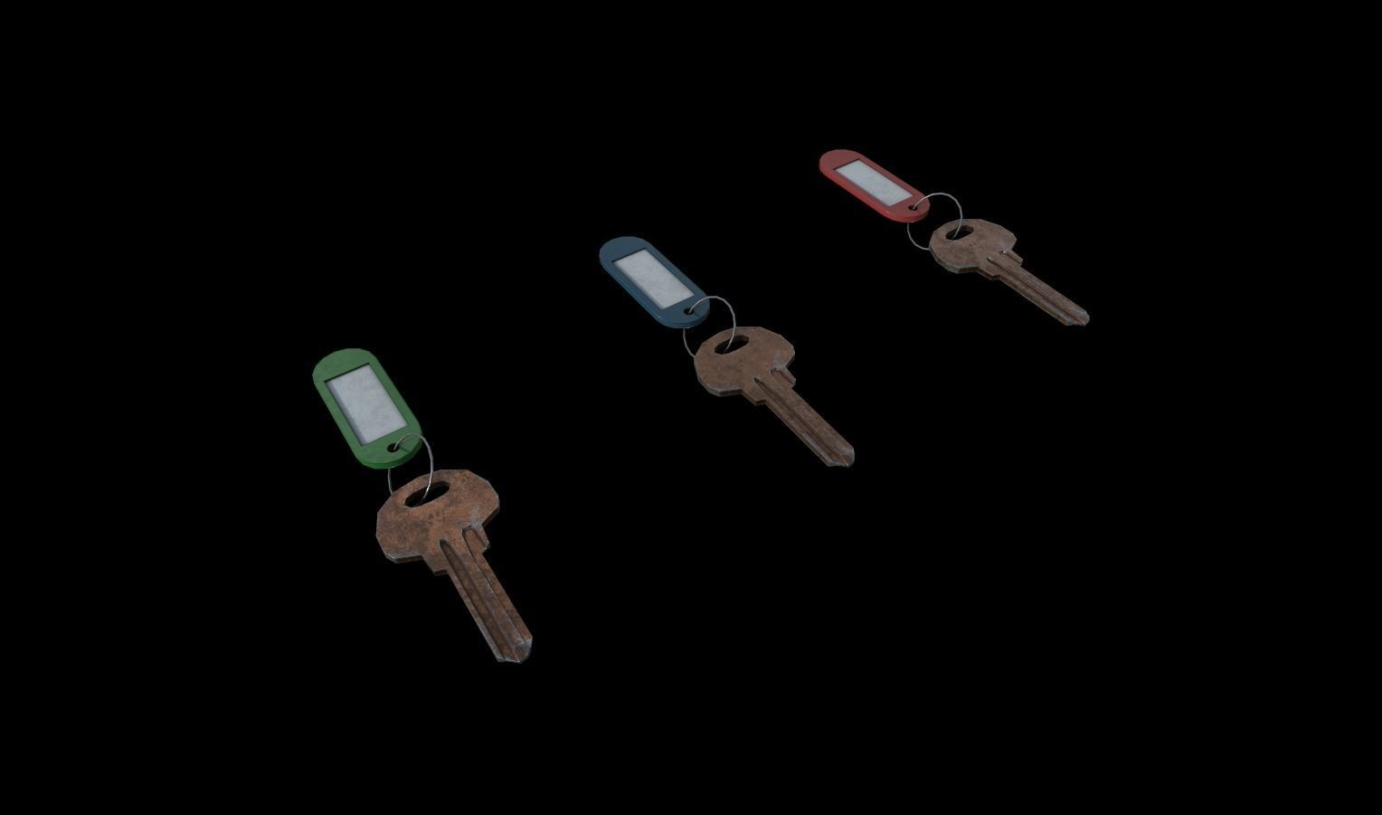 3D model Keys Pack VR / AR / low-poly | CGTrader