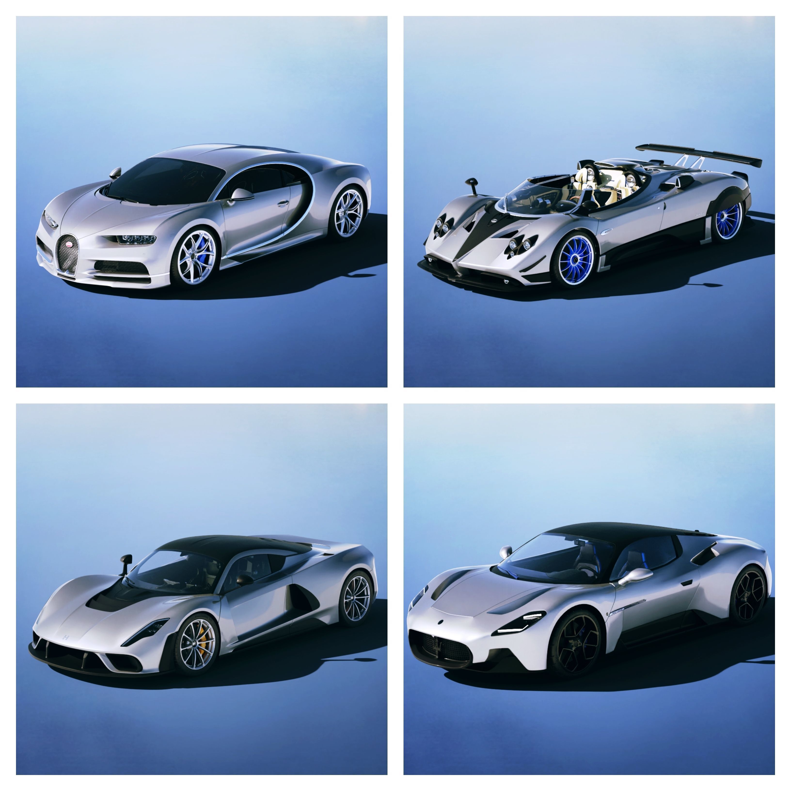 Supercar Cars Collection VOL1 VR / AR / low-poly | CGTrader