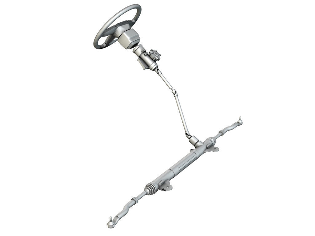 Steering System 3D model | CGTrader