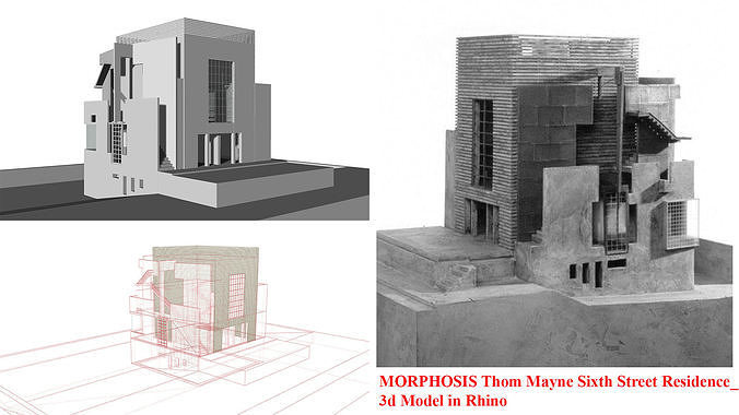 Sixth Street Residence Project by Thom Mayne with Andrew Zago 3D model ...