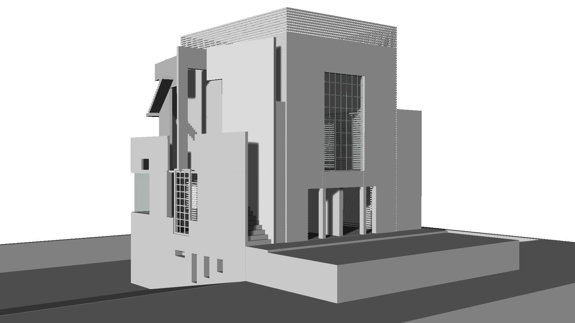Sixth Street Residence Project by Thom Mayne with Andrew Zago 3D model ...