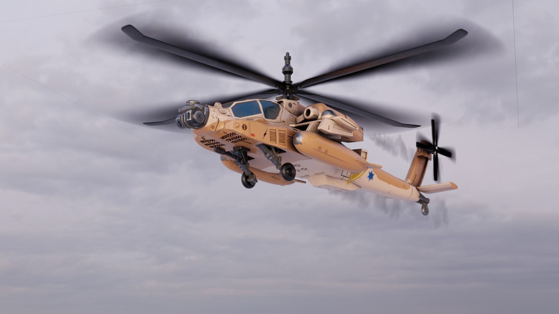 Israeli Air Force Saraf 3D model | CGTrader