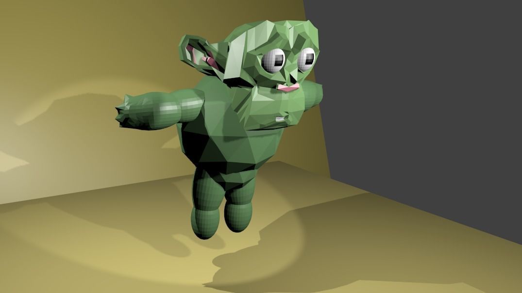 3D model a monster 3d module VR / AR / low-poly | CGTrader