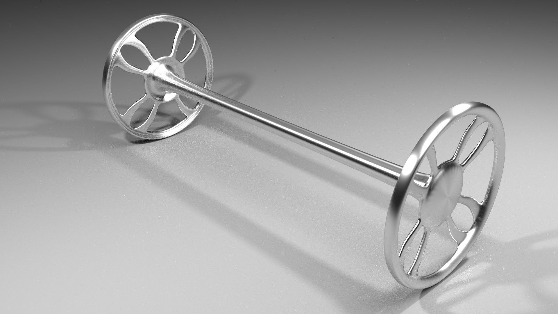 Metal Wheel 5 3D model | CGTrader
