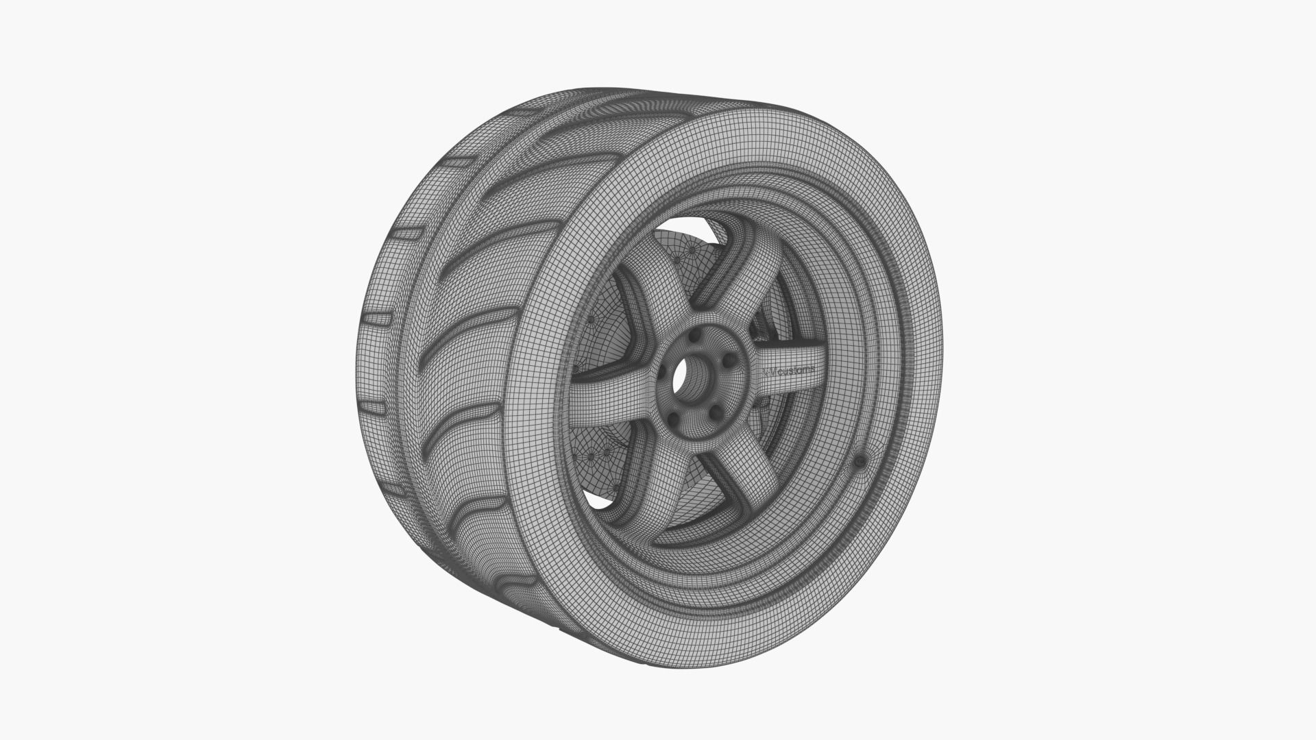3D model Wheel TE37v VR / AR / low-poly | CGTrader
