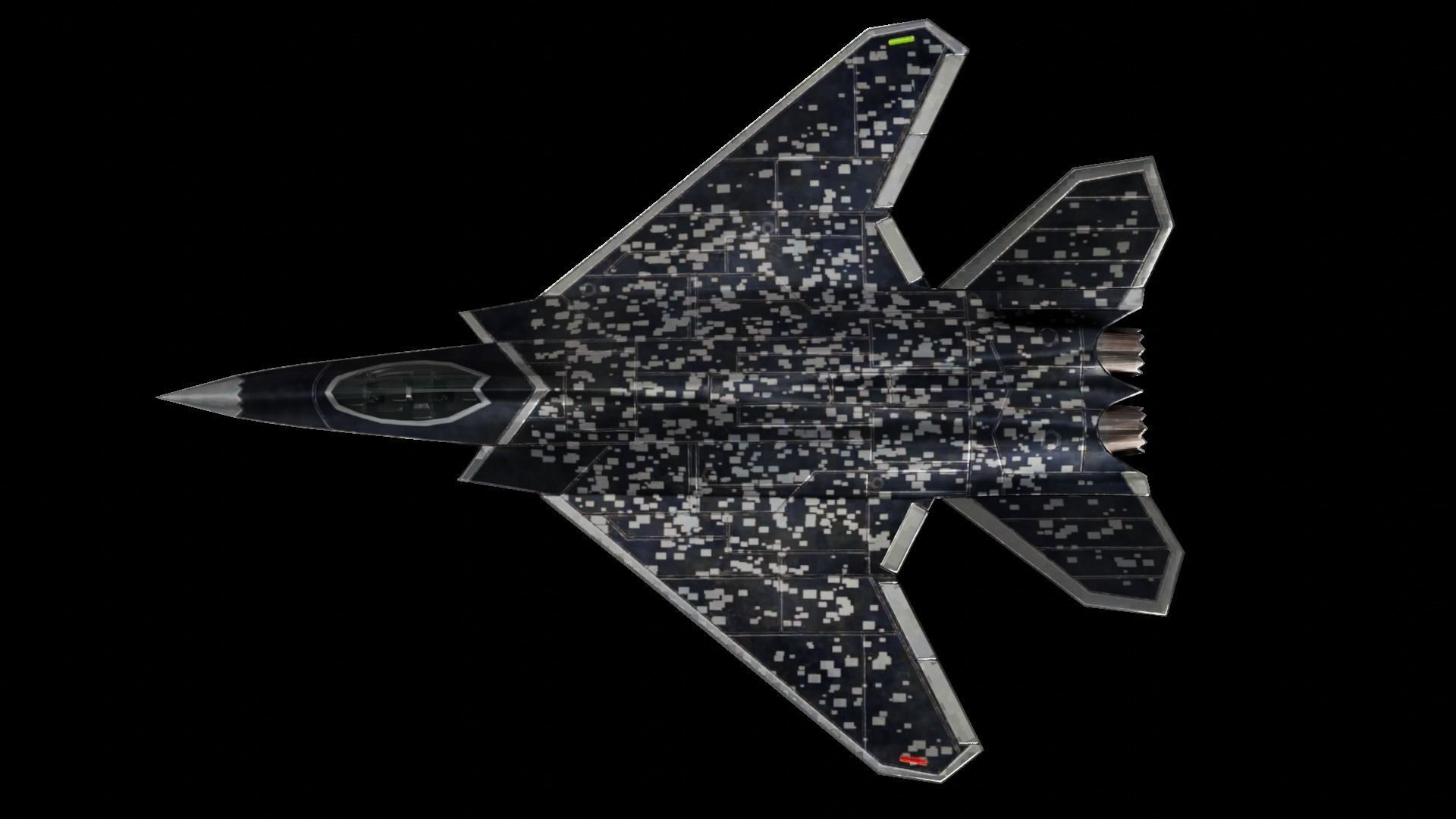 3D model FCAS -French Concept fighter jet VR / AR / low-poly | CGTrader