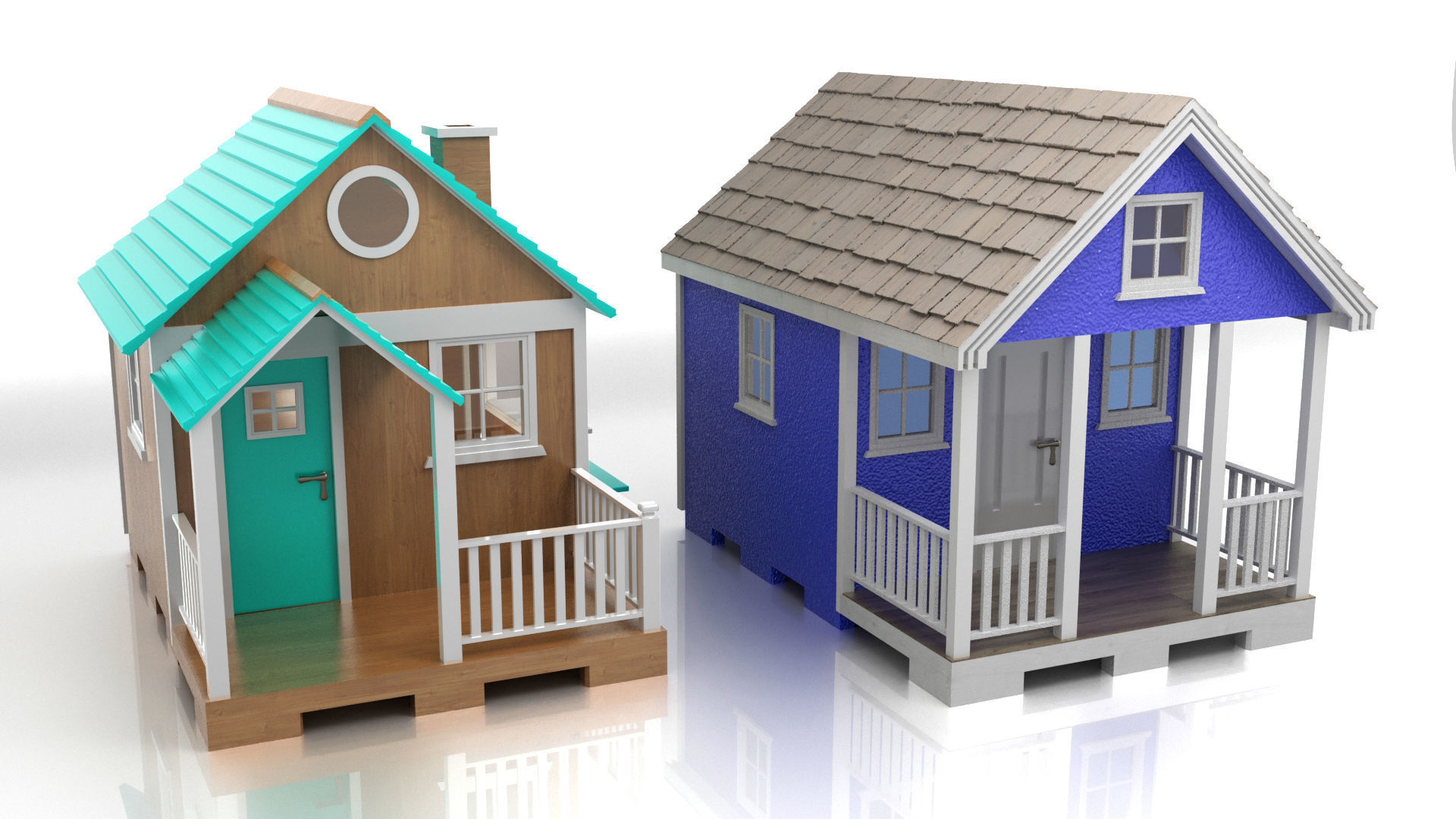 Children House 3D model | CGTrader