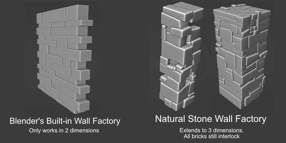 Natural Stone Wall Factory 3D model | CGTrader