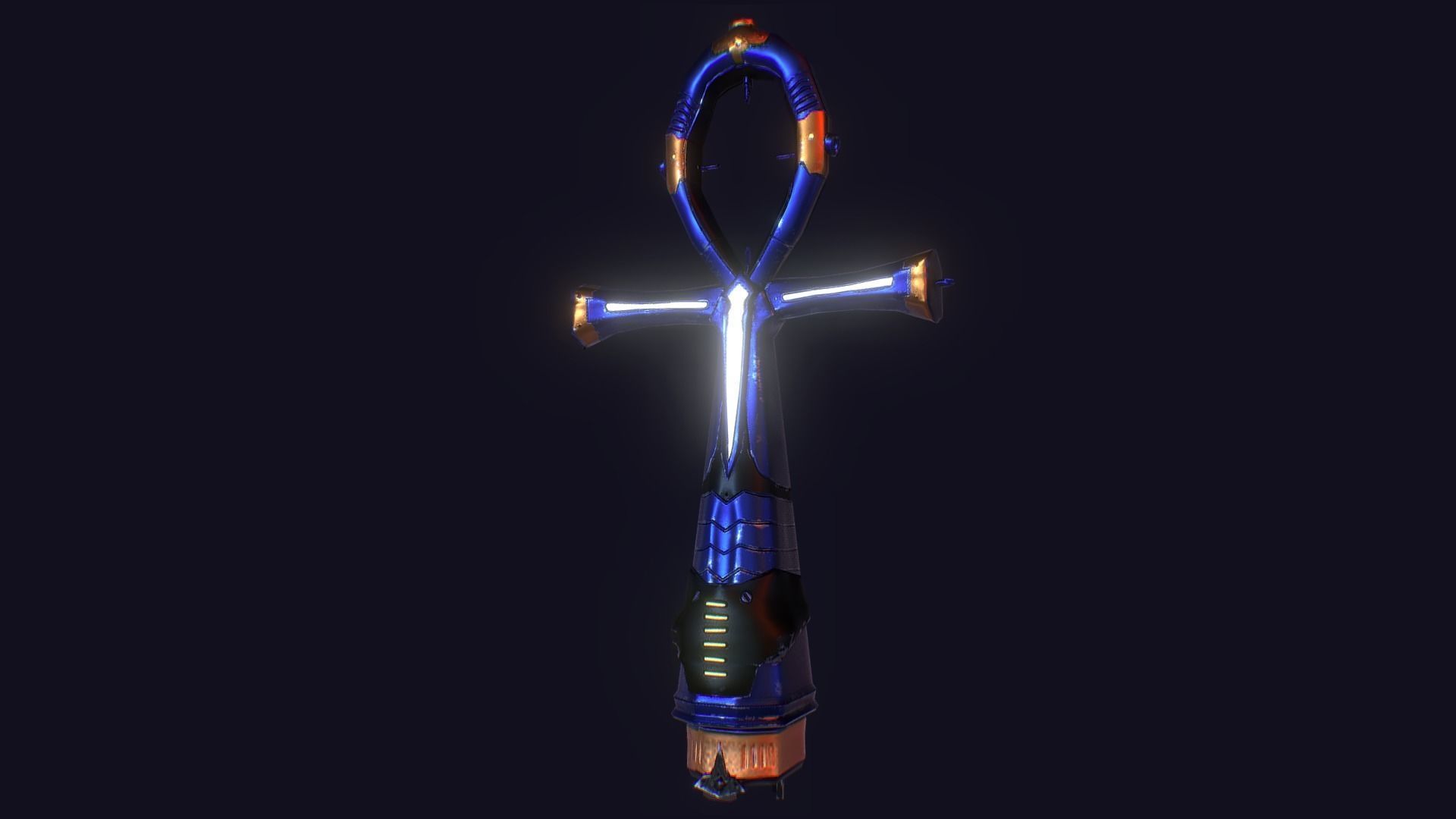 3D model Ankh Futuristic Weapon HQ VR / AR / low-poly | CGTrader