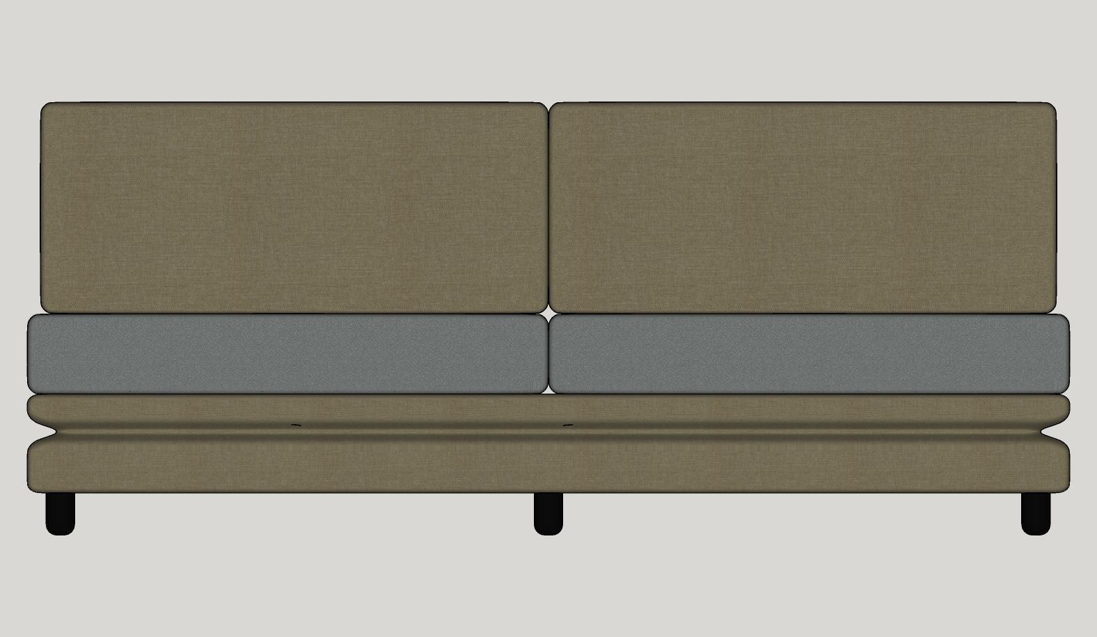sofa-bed furniture free 3D model | CGTrader