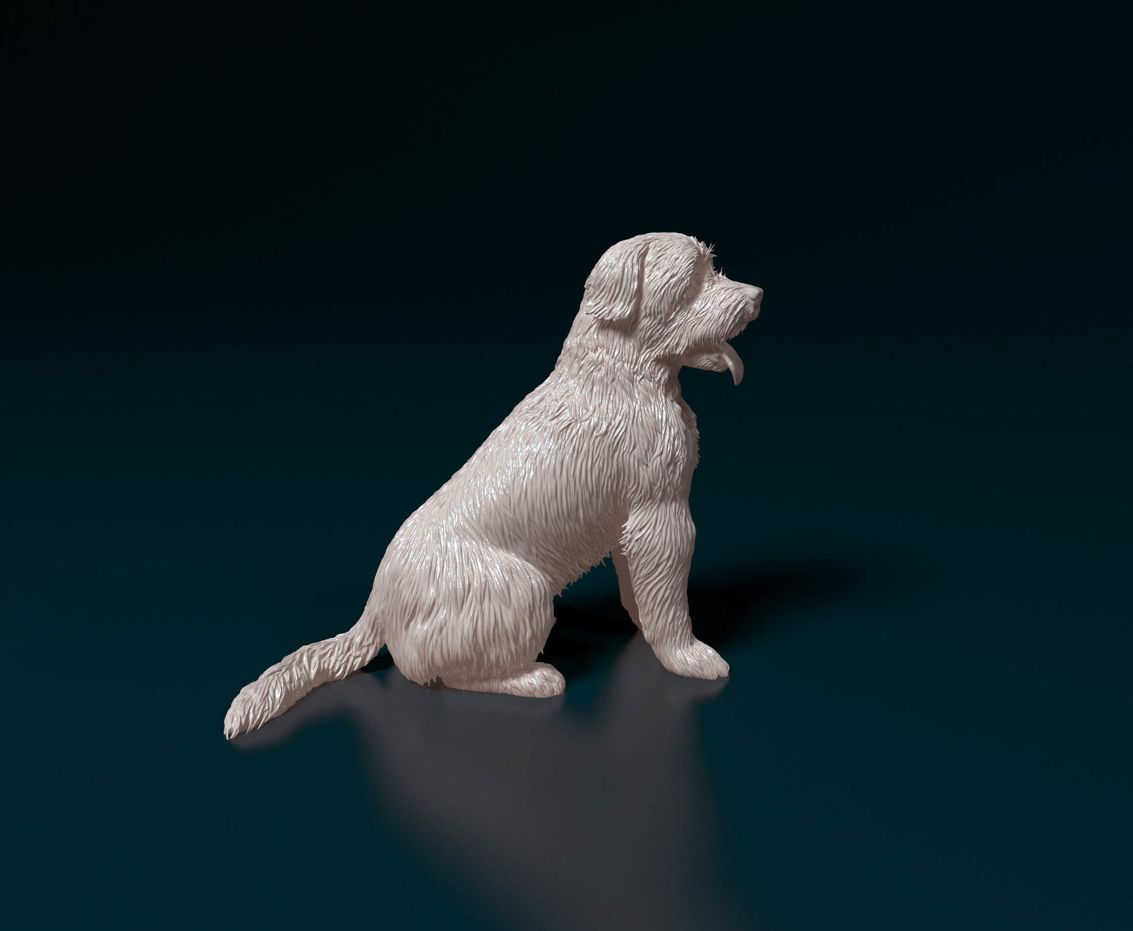 Catalan Sheepdog 3D model 3D printable | CGTrader