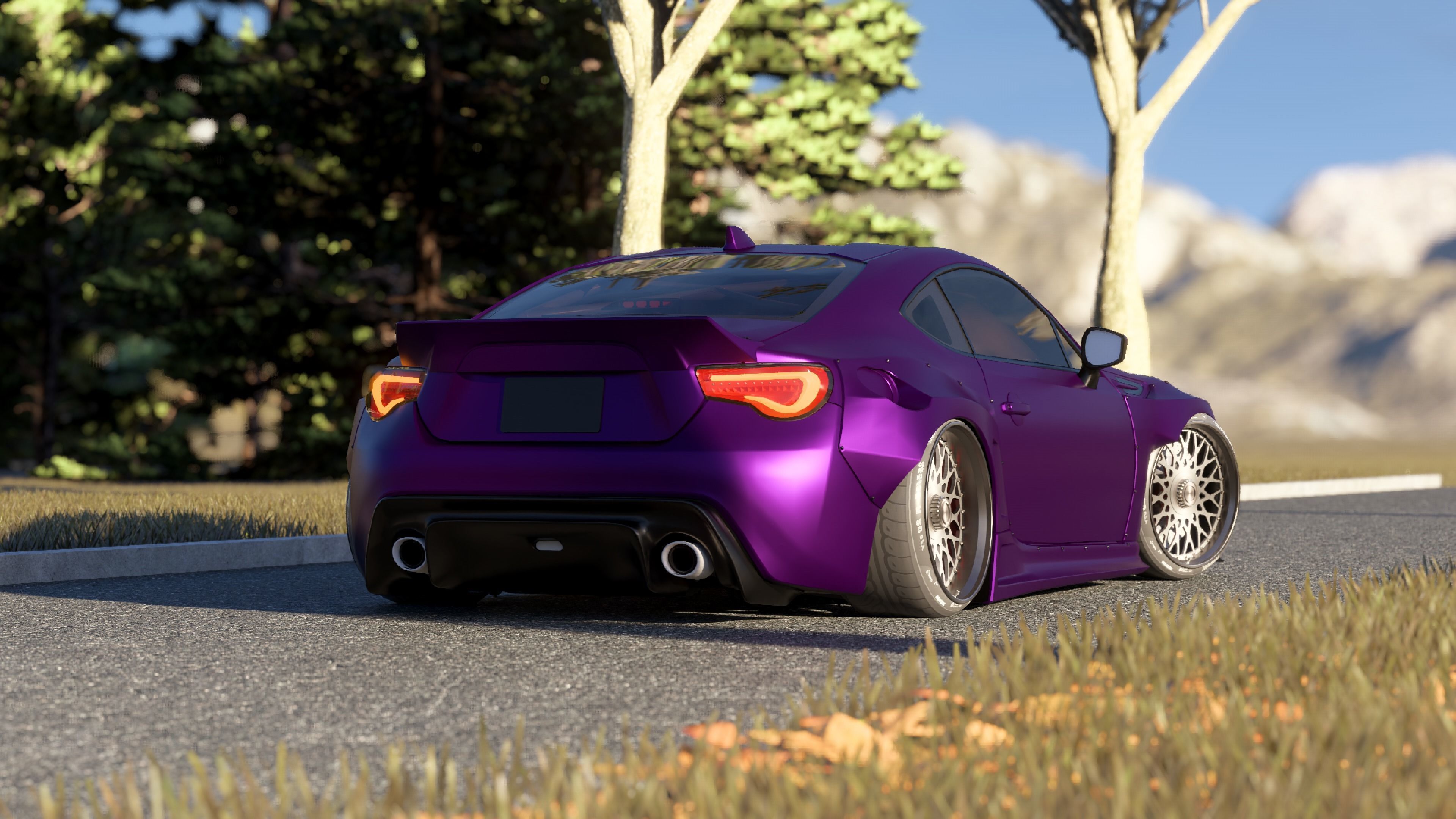 Subaru BRZ with Rocket Bunny Kit 3D model | CGTrader