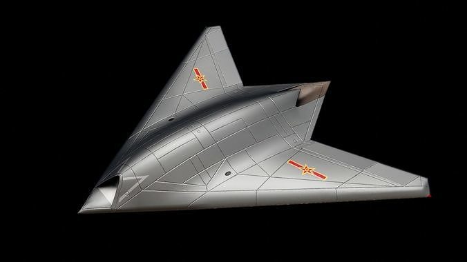 3D model Hongdu GJ-11 Sharp Sword VR / AR / low-poly | CGTrader