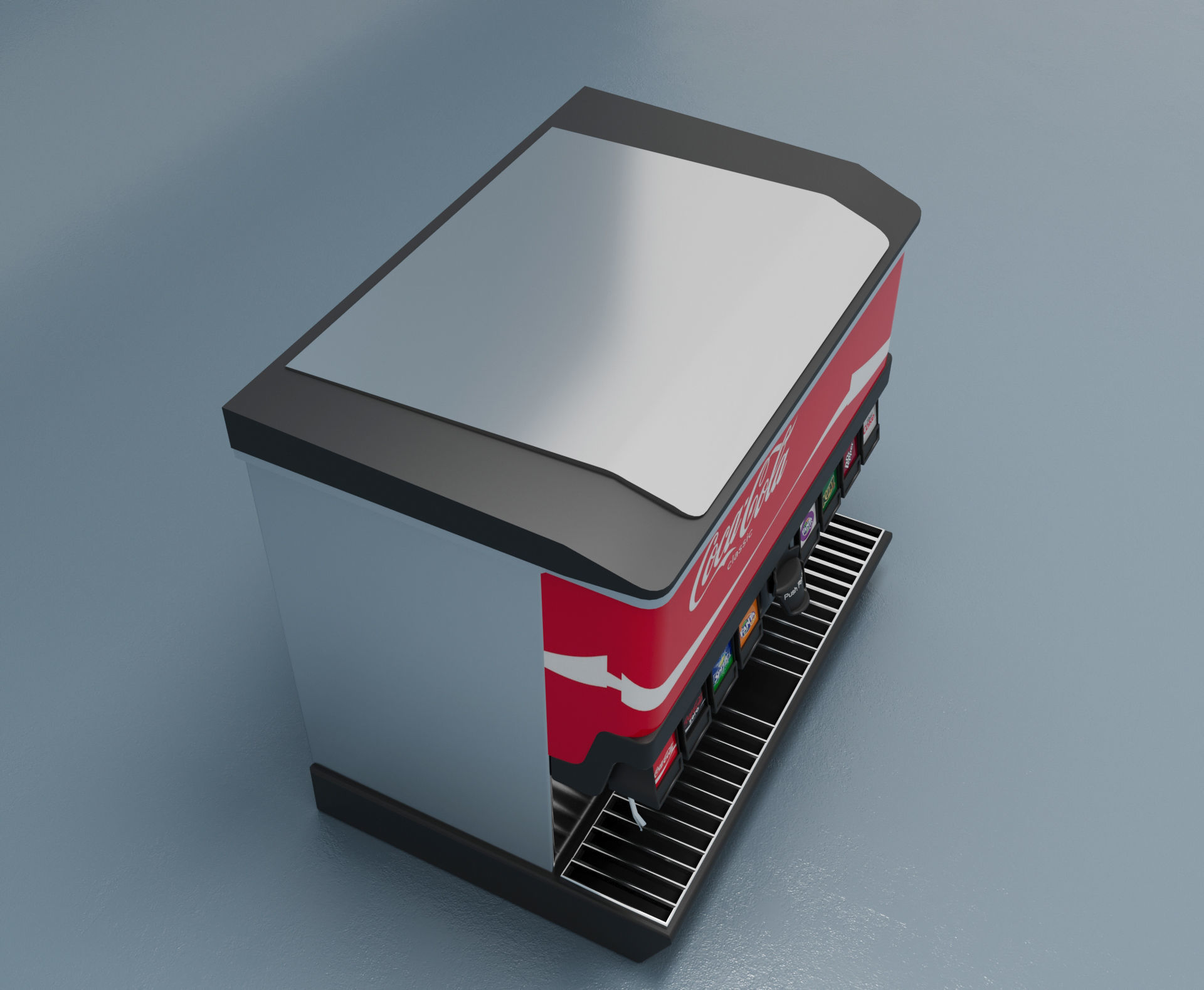 Soda Drink Machine 3D model | CGTrader