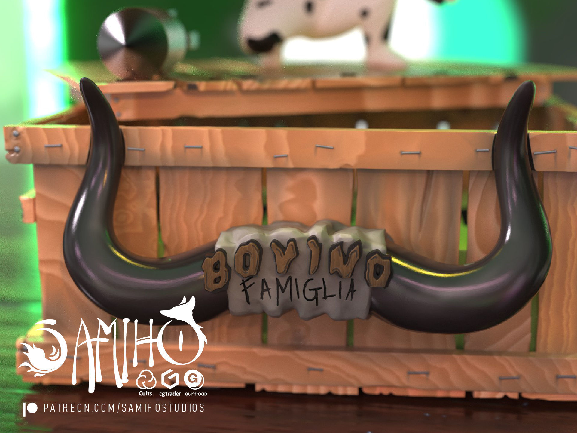 SAMIHO STUDIOS - LAMBO BAZOOKA SCENE - STLs ready for printing 3D model ...