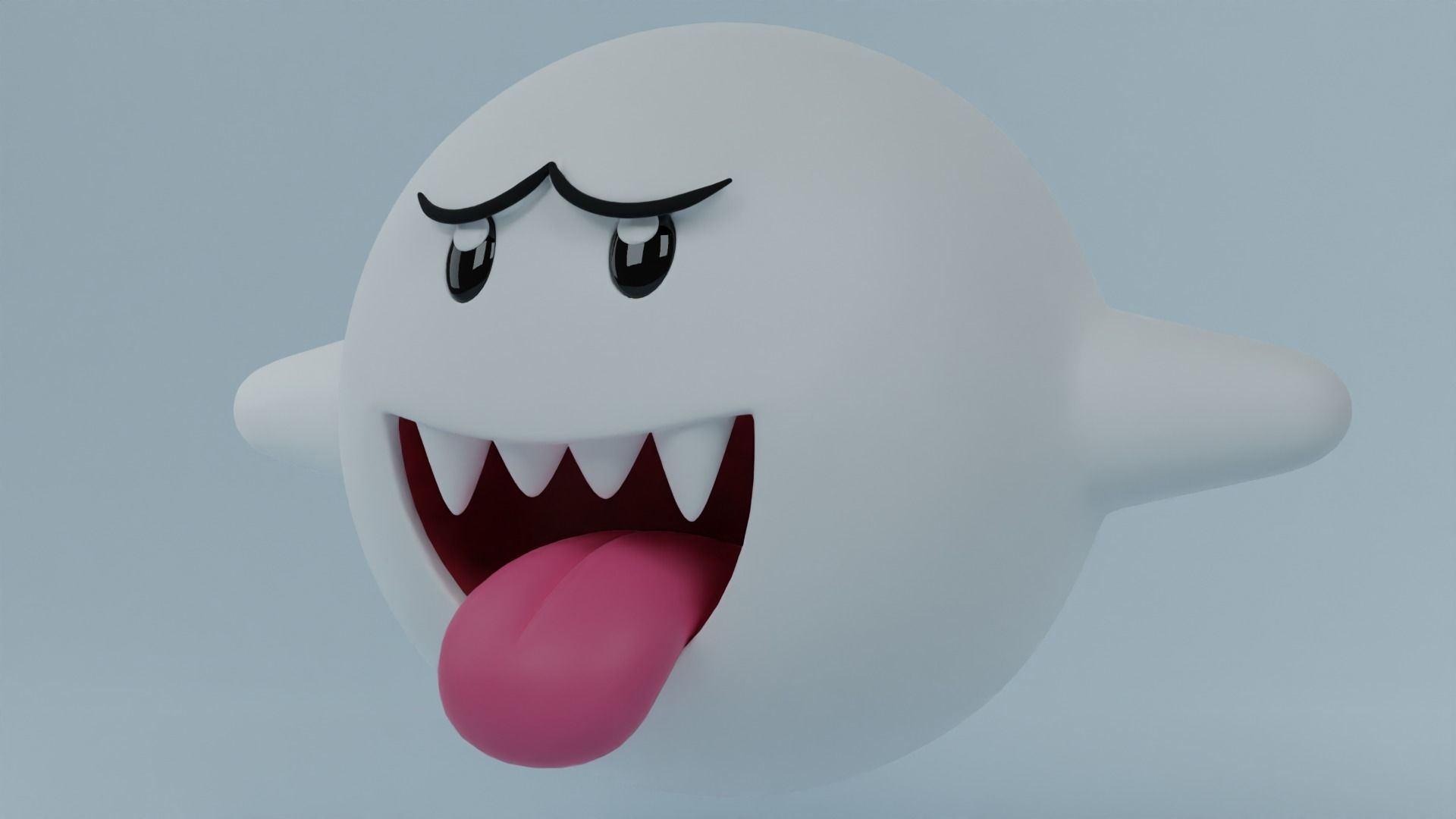 Boo from Super Mario 3D model | CGTrader