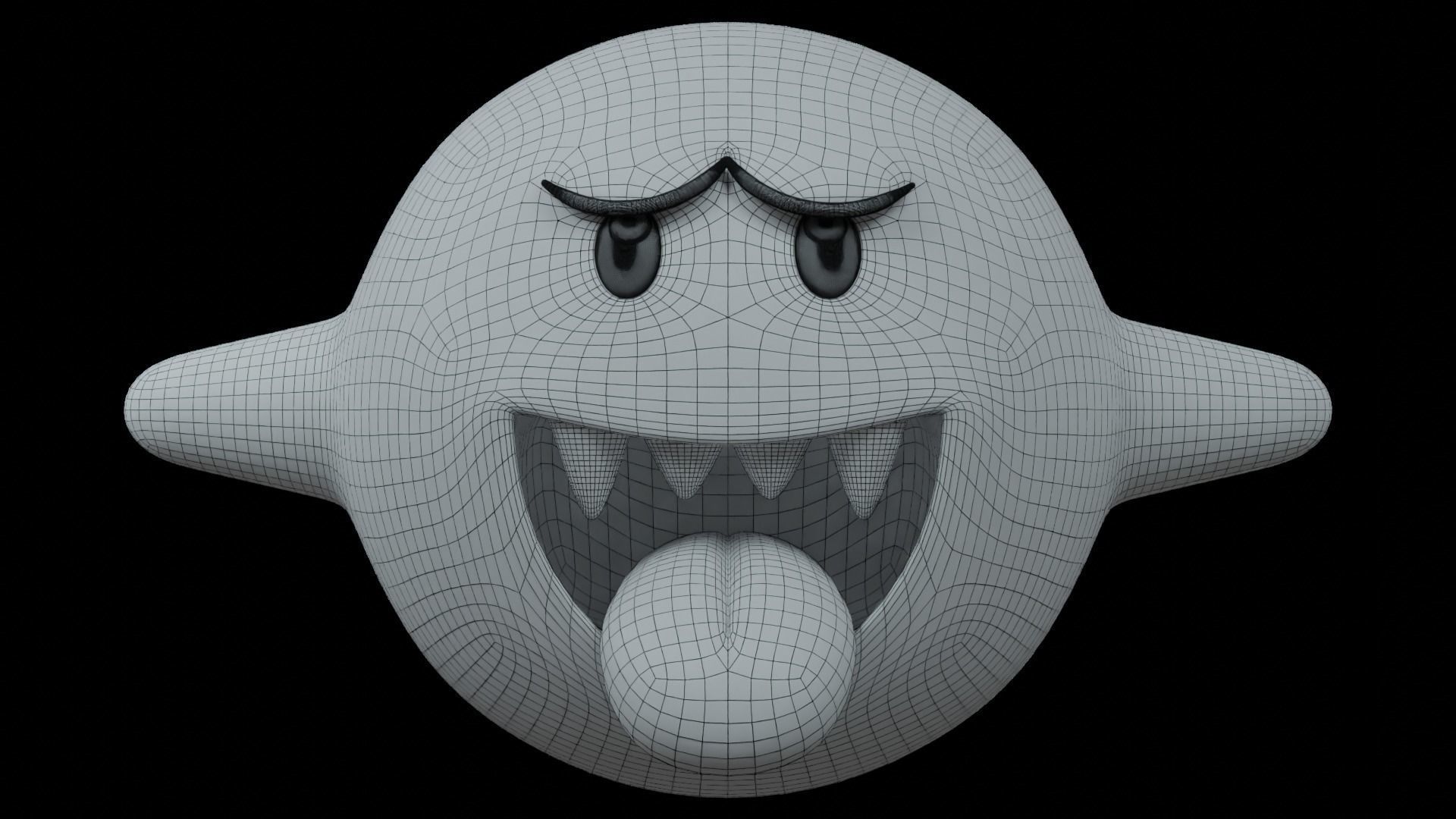 Boo from Super Mario 3D model | CGTrader