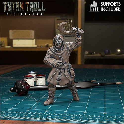 Mob Villagers 01 - Pre-Supported 3D model 3D printable | CGTrader