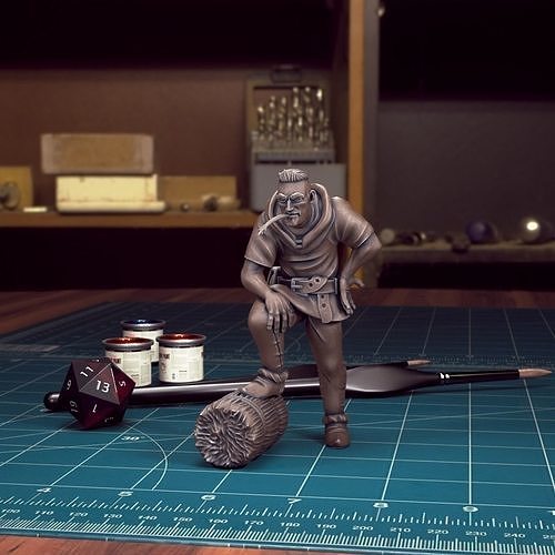 Mob Villager 11 - Pre-Supported 3D model 3D printable | CGTrader